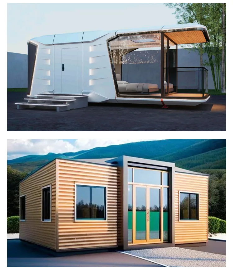 20ft Prefab Tiny Home Modern Office Prefab Houses 3 Bedrooms Luxury ...