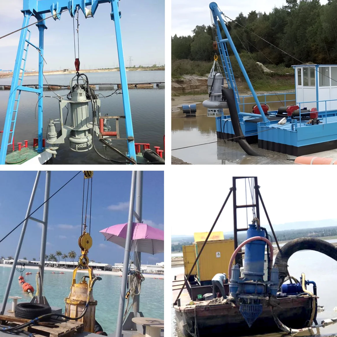 Sand Dredger Small Sand Barge Suction Jet Dredging Machine Submersible ...