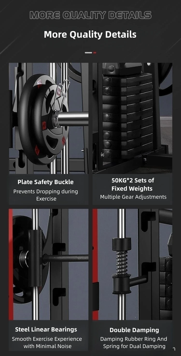 Multi Function Smith Machine Station - Comprehensive Fitness
