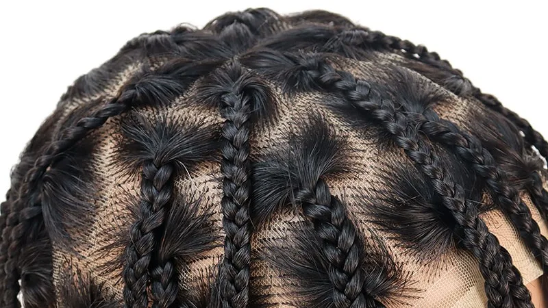 Box Braid Hairstyles For Men Long Box Braids Brazilian Virgin Human ...