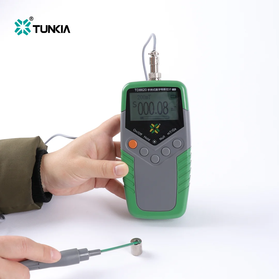 TUNKIA TD8620 Digital Gauss Meter Handheld Gaussmeter EMF Teslameter ...