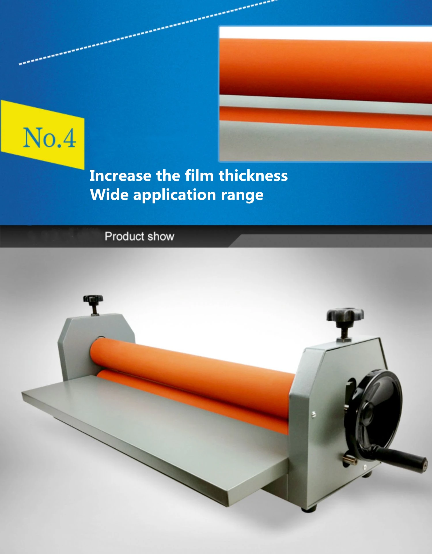 ZEQUAN Manual Laminating Machine - 750mm Vinyl Laminator