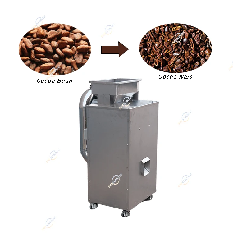 Mini Small Cacao Cocoa Grain Bean Crusher Breaker Machine