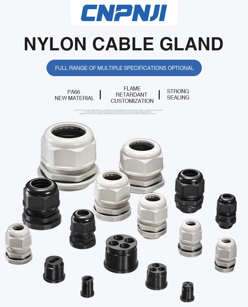 Cable Stuffing Gland Locknut Plastic Cable Gland Pg29 For 18mm-25mm Dia ...