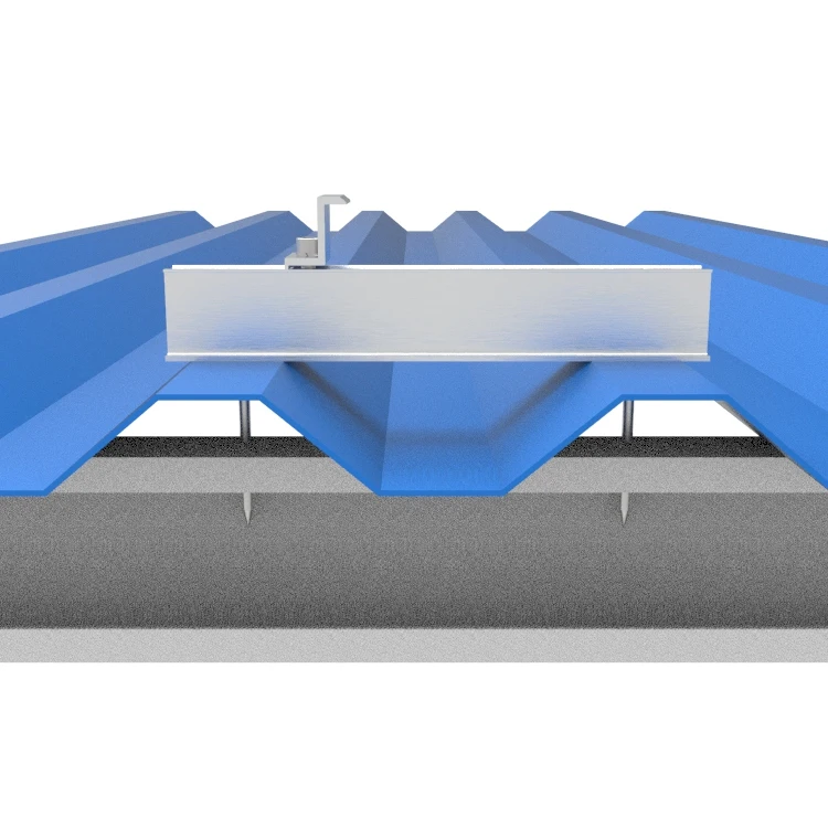 Mini Rail Solar Mounting Rail Trapezoidal Metal Roof Mini Rail For ...