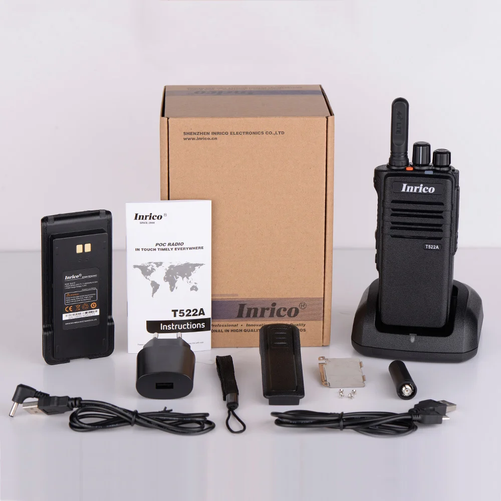 Inrico T522a High Quality 4g Lte Long Range Walkie Talkie Gsm Wcdma ...