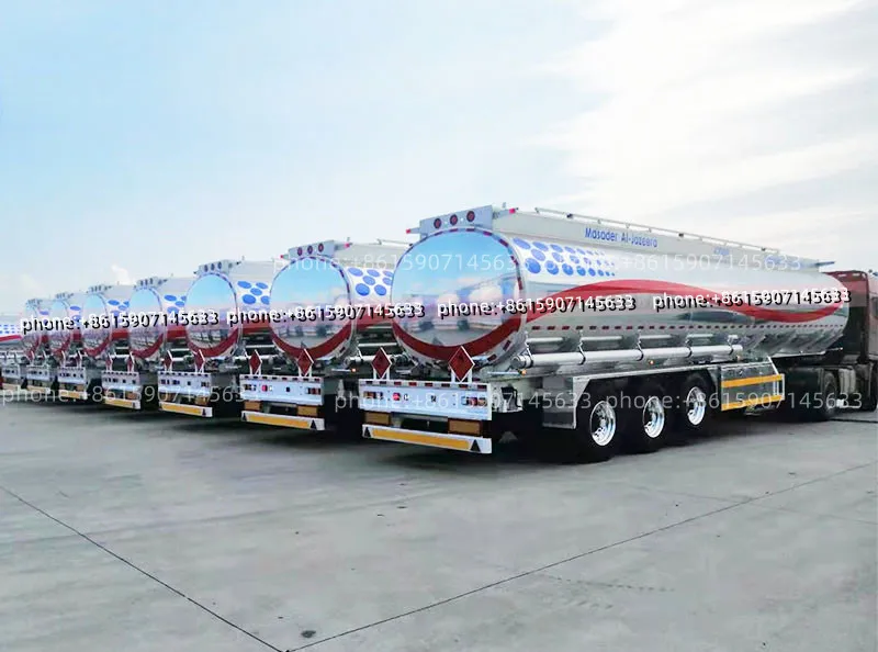 Saudi Aramco 32000 L Aluminum Fuel Tanker Supplier 42000 L 5454 ...