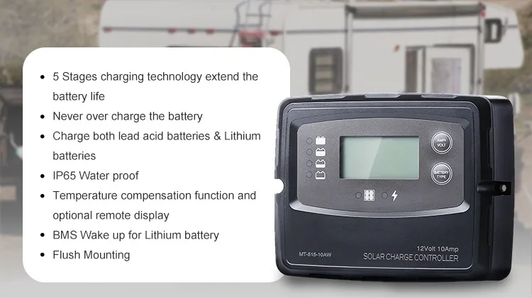 12v 24v 10a Auto Digital Pwm Solar Charger Controller Solar Pump Controller Solar Charge ...