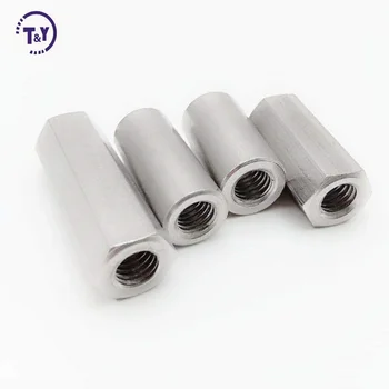 M10 1.25 Right And Left Hand Threaded Rod Coupler Reducing Coupling ...