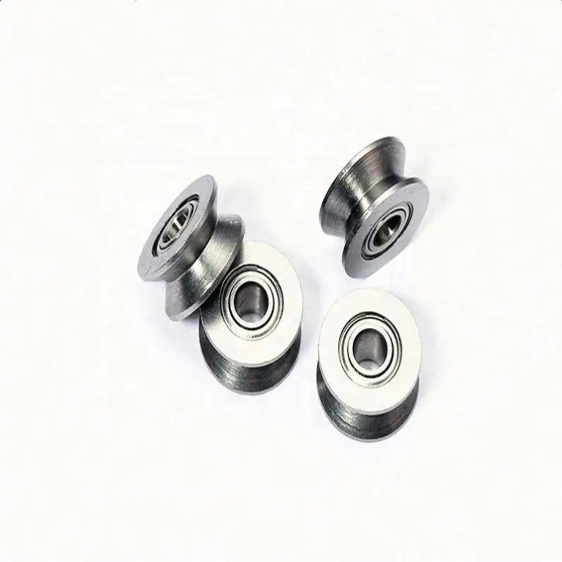 V623zz V Groove Ball Bearing Pulley Rail Metal Sealed Guide Wire Line ...