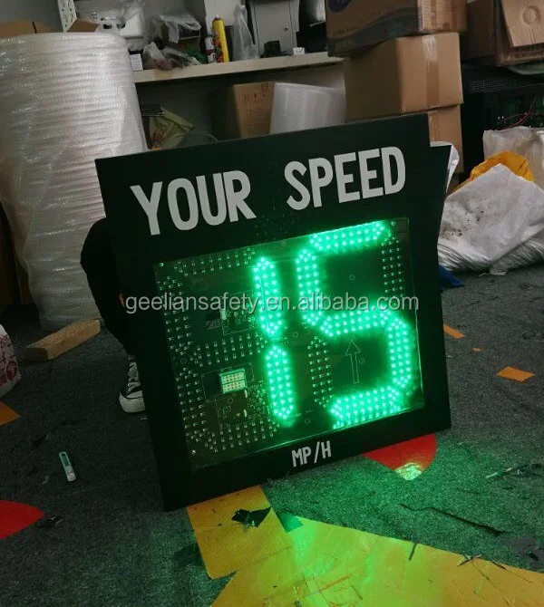 GEELIAN Solar Radar Speed Limit Signs for Traffic Safety