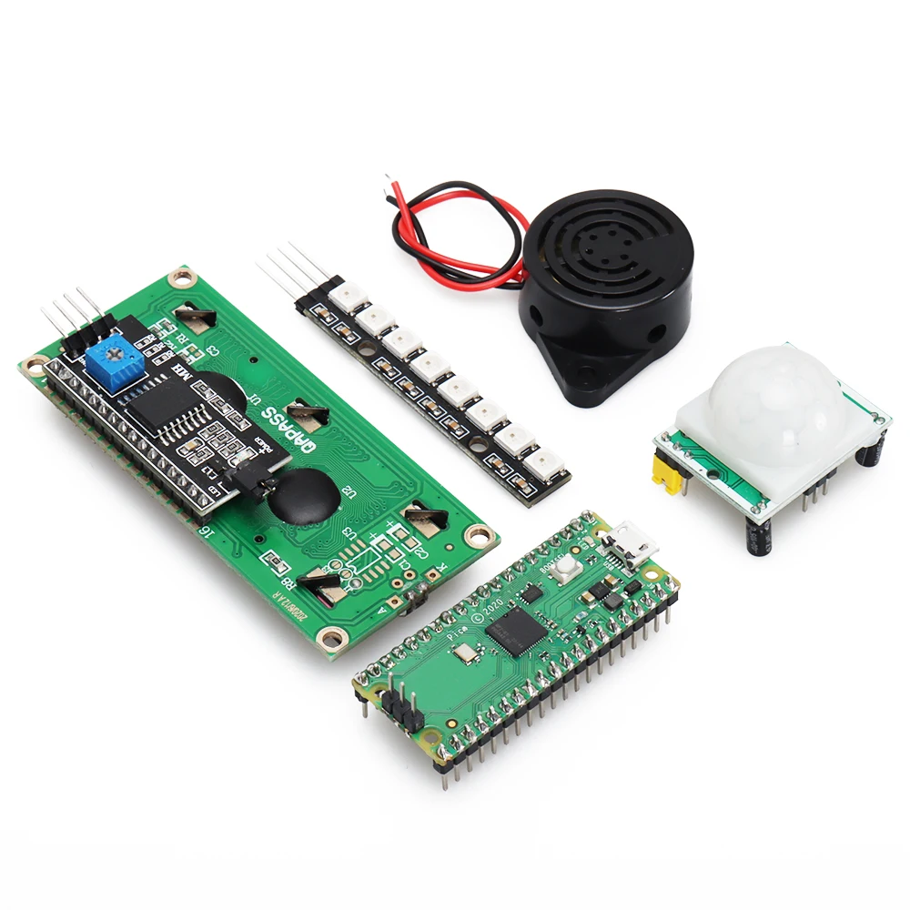 Rpipico Pi Pico Python C ++ 编程入门套件rp2040芯片杆diy电子套件入门套件带教程说明 - Buy 电子套件,Starter Kit,Pico Product ...