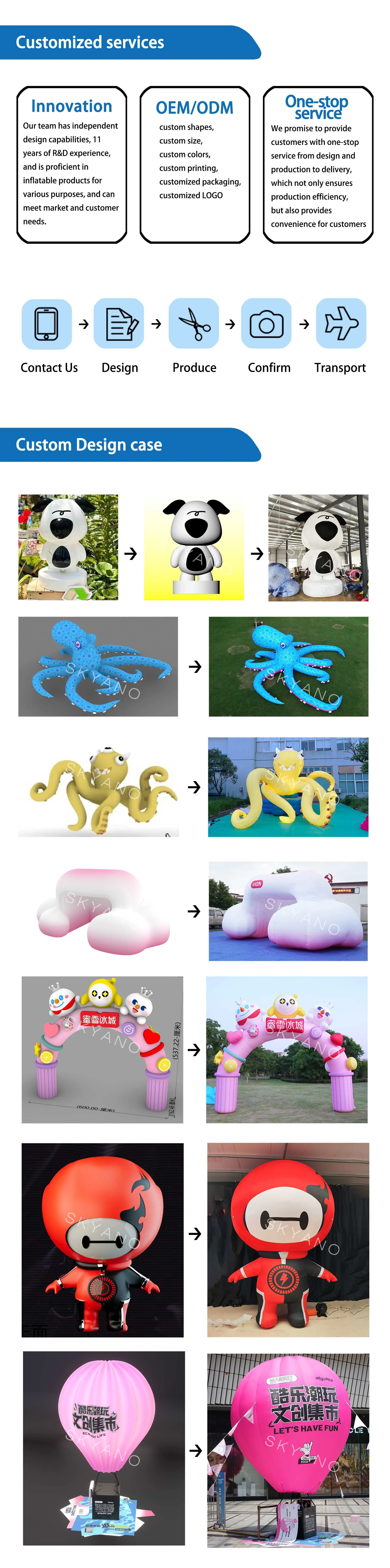 Inflatable Letters & Words - Customizable Text Balloons