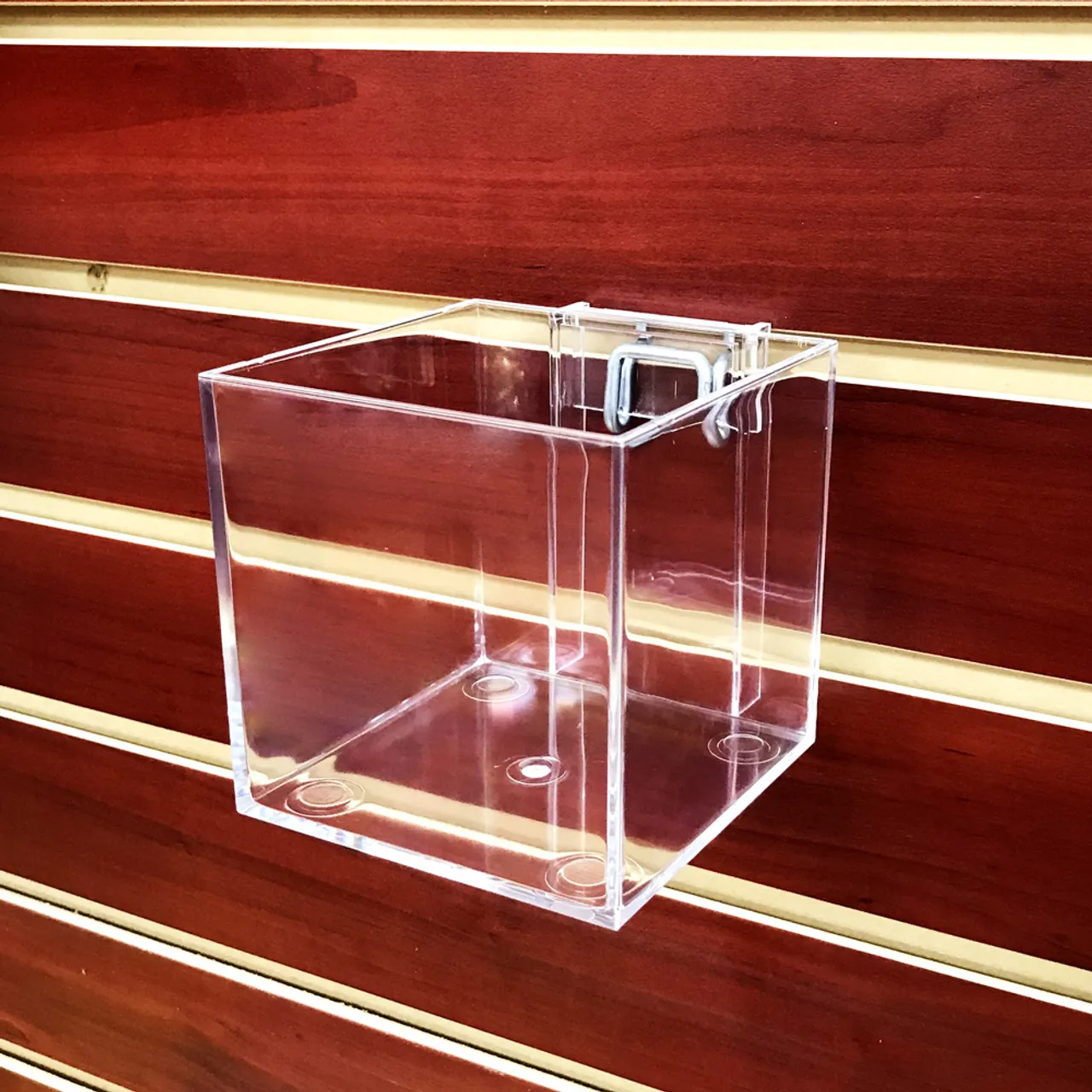 Acrylic Slat Wall Containers - Eco-Friendly Display Bins