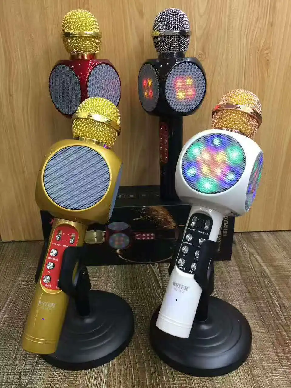 Wholesale Ktv Speaker Handheld Microfone Radio Speaker With Mic ...