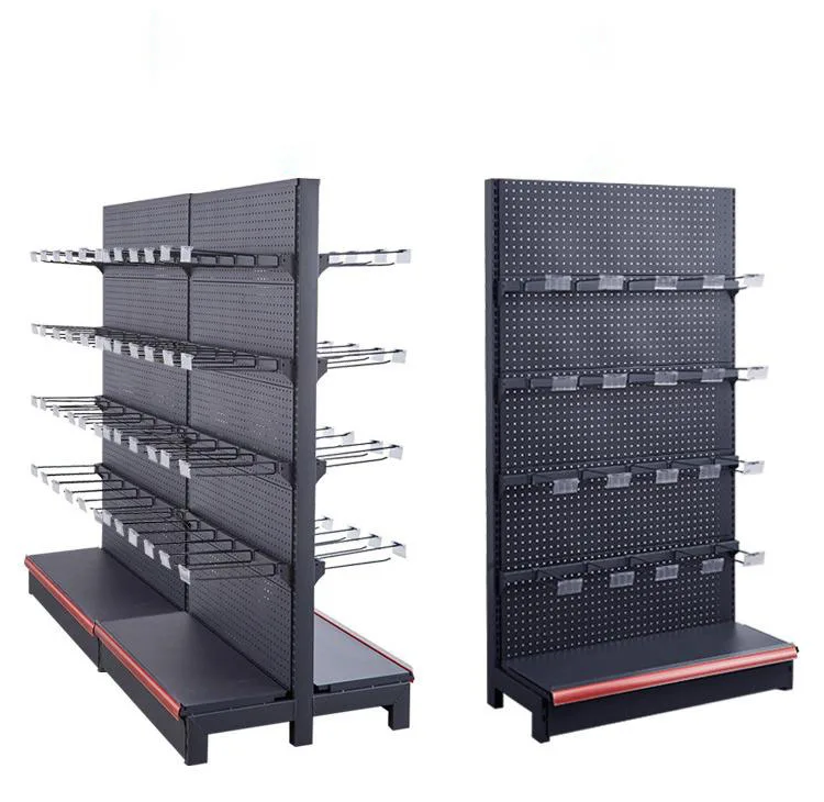 Supermarket Rack Shelves Convenience Store Display Stands Snacks Goods ...