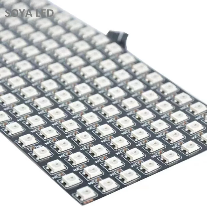 Flexible Ws2812 Ws2812b Smd Rgb Led Matrix Panel - Buy Ws2812 Matrix ...