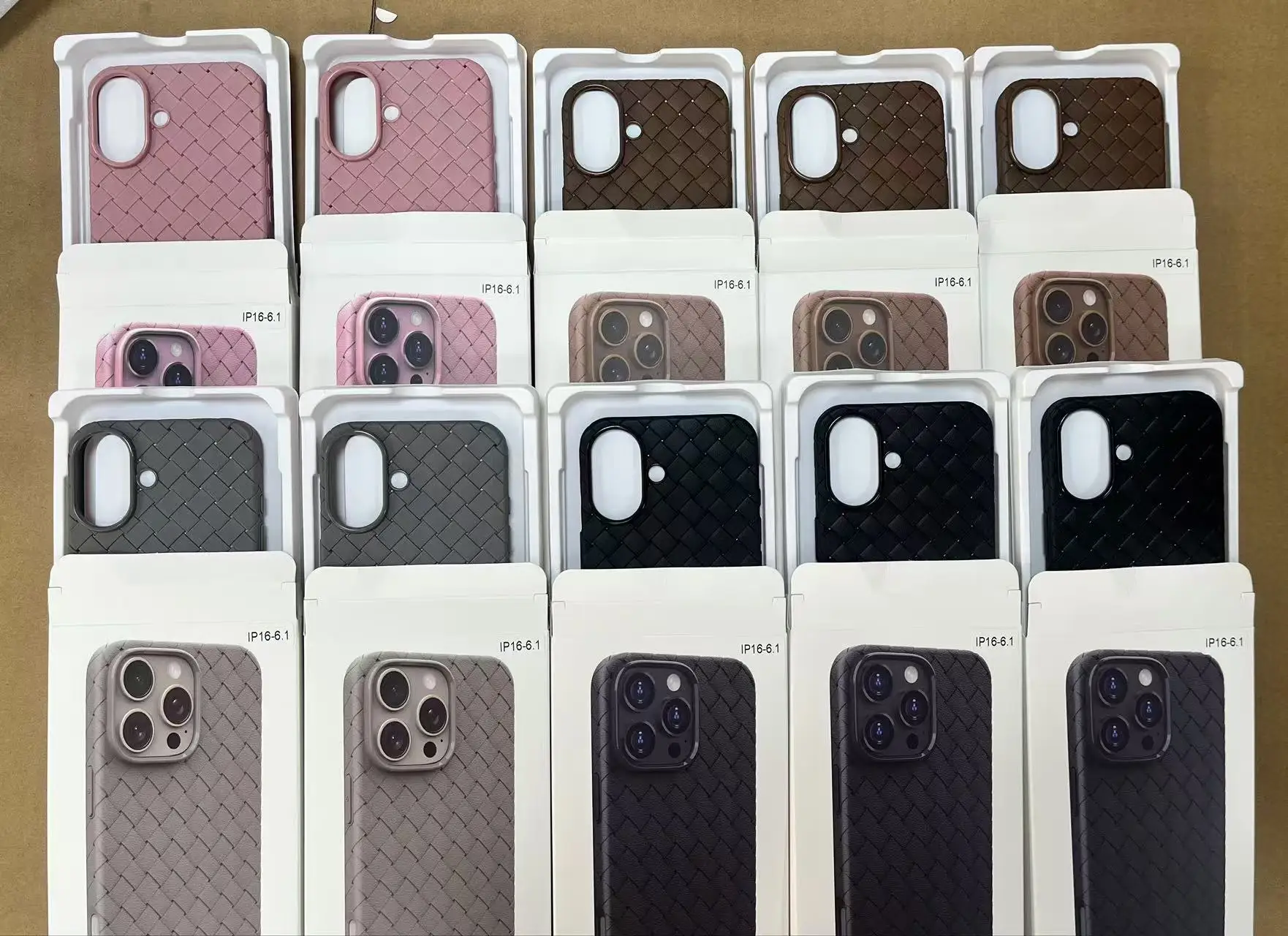 Heat Dissipation Phone Case for Iphones - Woven Texture