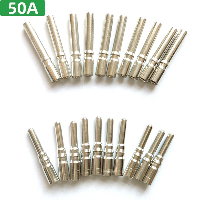 100Pairs/Lot Solar Connector 50A Male and Female Inside Metal Core Use ...