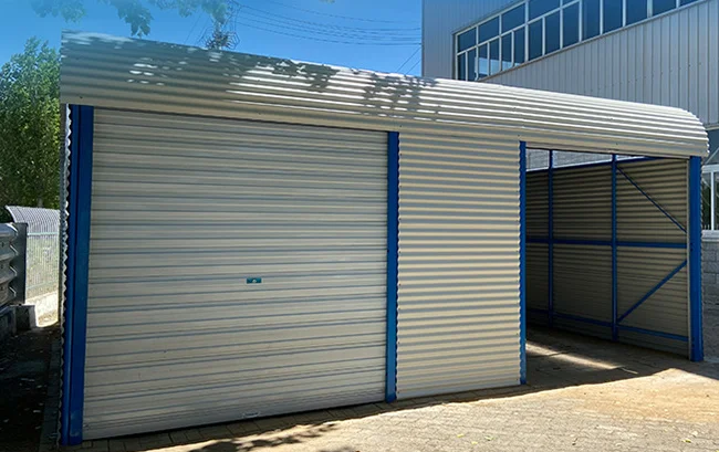 Foldable Garage Type for Mobile Community Construction