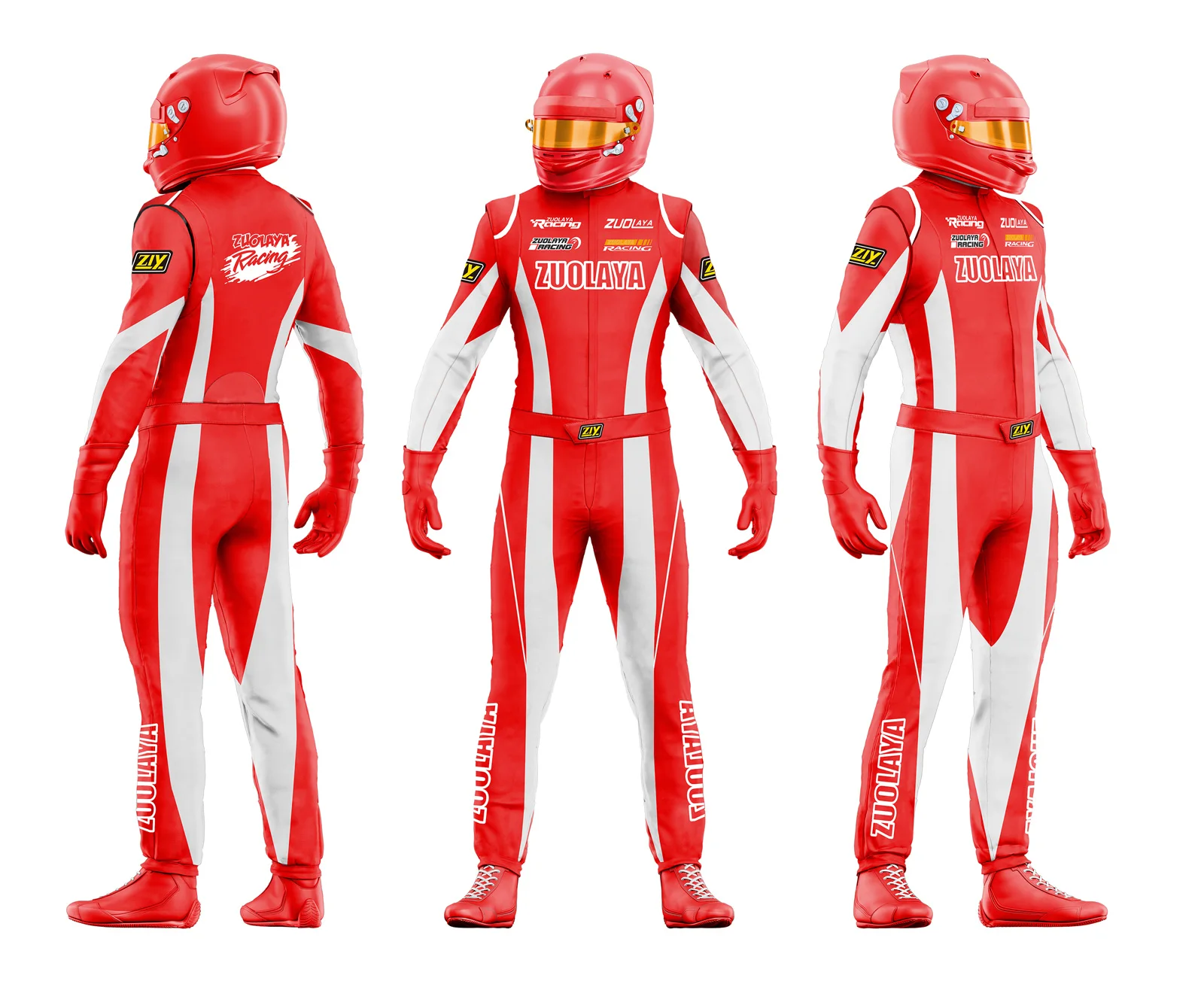 Zuolaya Kart Race Suit - High Quality Fireproof Motorcycle Racing Suit RJ03