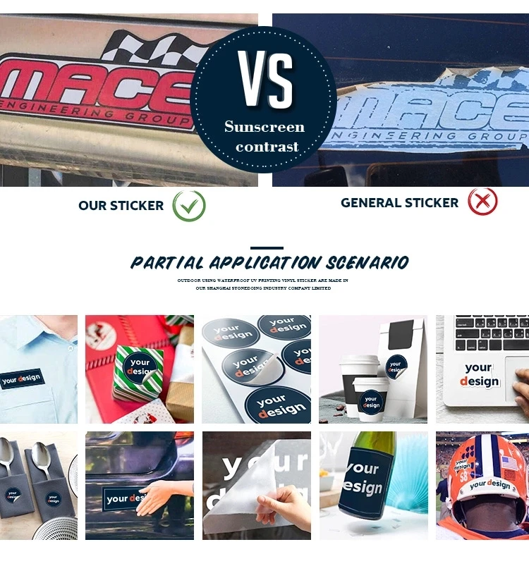 Crack Easy Peel Uv Resist Printing Durable White Vinyl Pvc Self ...