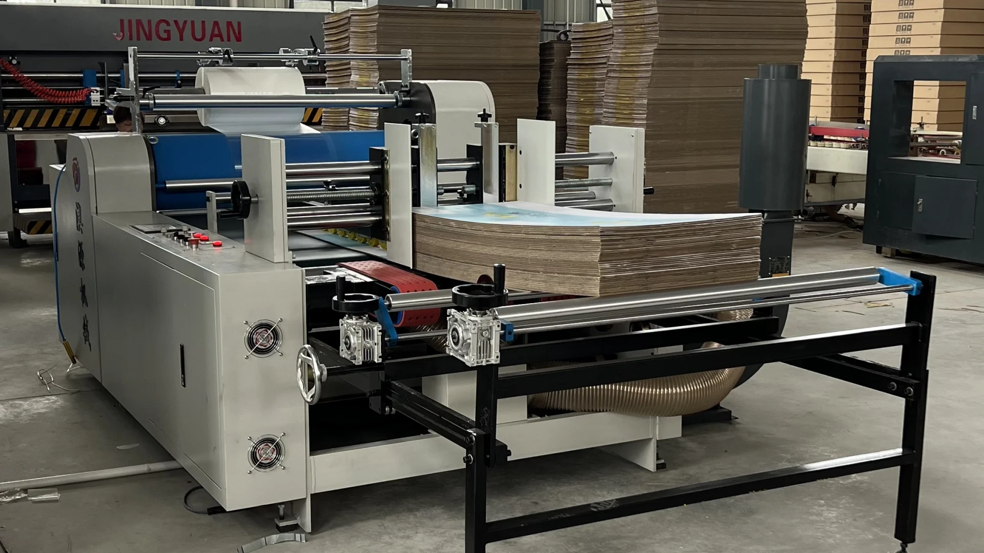 Fully Automatic Corrugated Cardboard Laminating Machine,Three Five ...