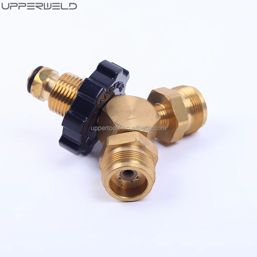 UPPER Y-shunt Adapter with Meter for Propane Tanks for Gas Stove Parts ...