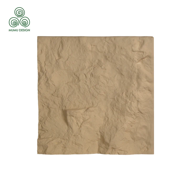 Mumu Design Natural Rock Texture Pu Material Is Suitable For Indoor And ...
