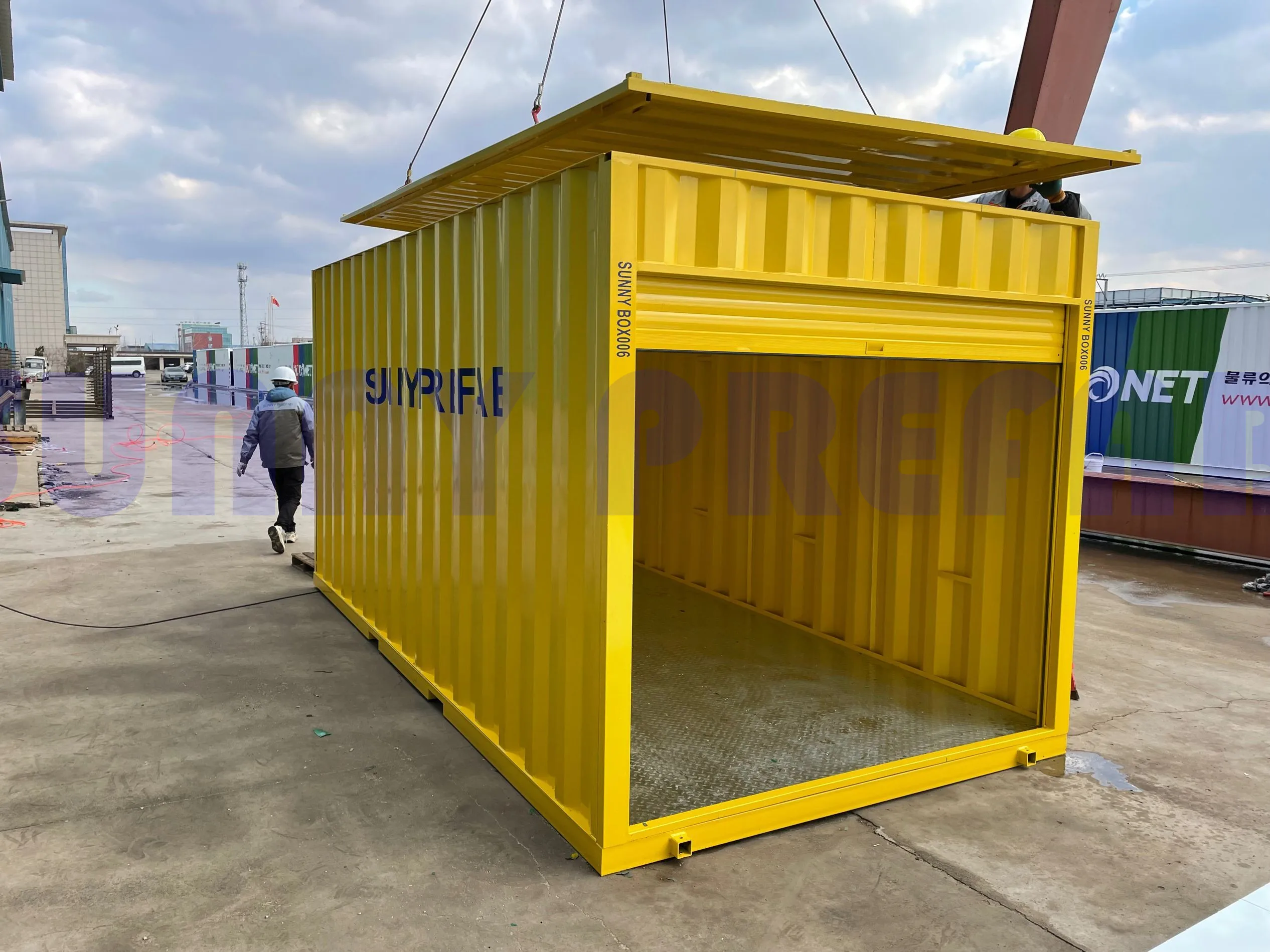 5'8'10'12' Feet DEMOUNTABLE Steel Assemble Mobile Moving Self Storage ...