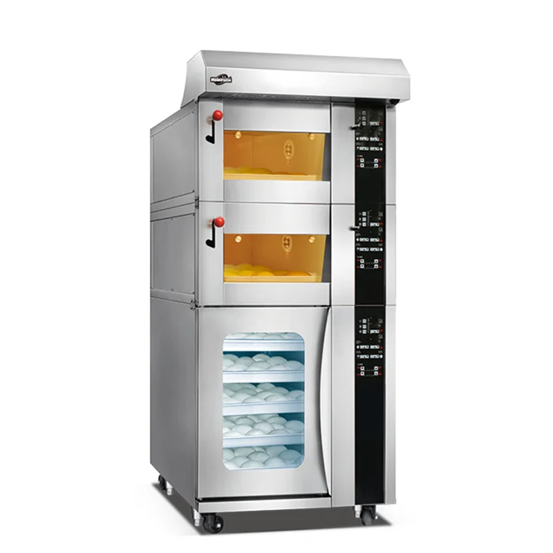 Electric And Gas Combi Deckbaking Oven With Fermentation Box - Buy ...