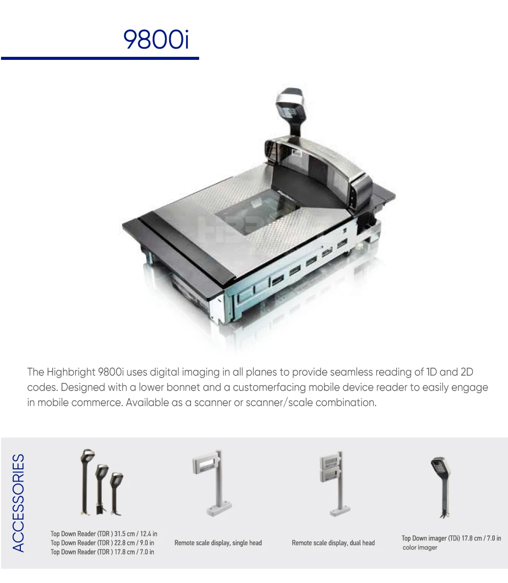 Grocery Commercial 2-d Symbology Scanner Supermarket Scanner/scale ...