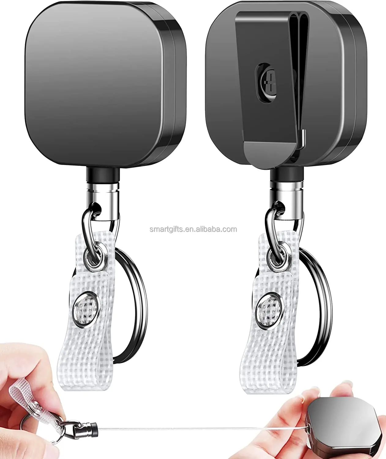 Durable Retractable Key Chain - Ideal for ID & Badge