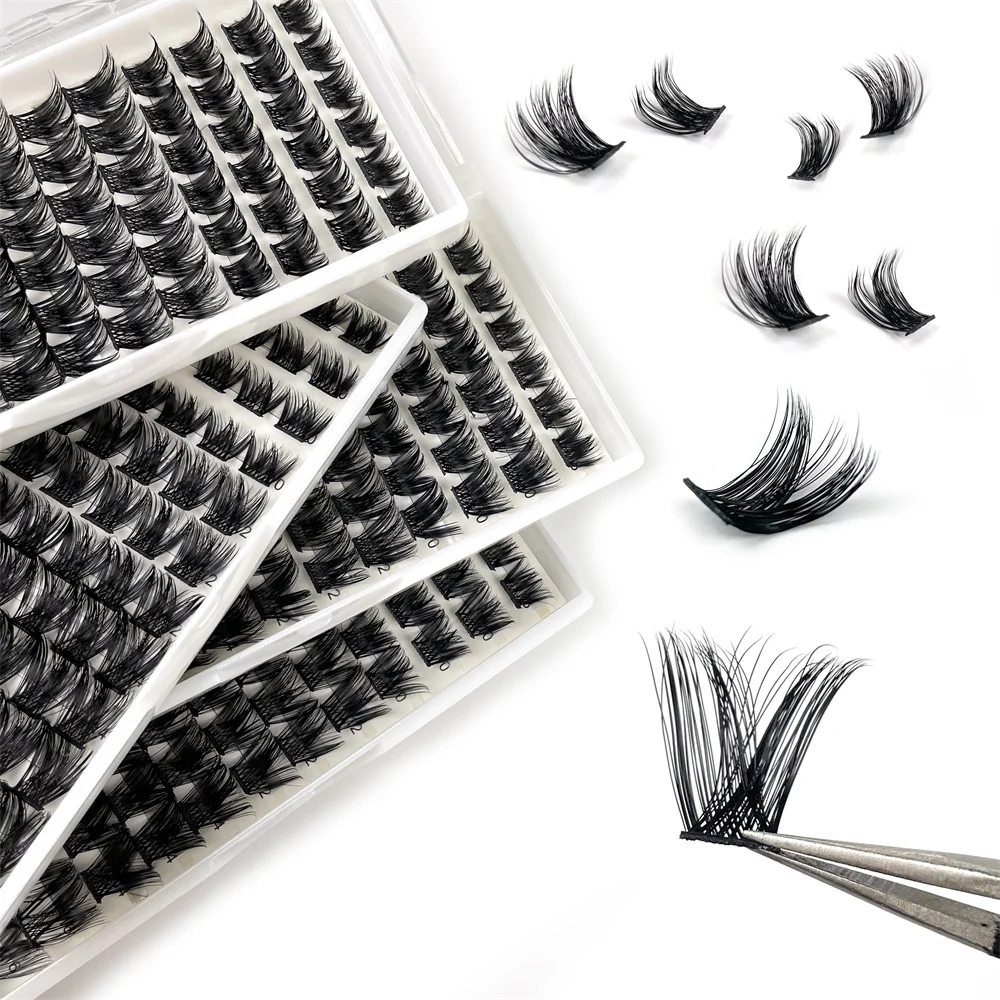 DIY Segment Lashes - Natural Individual Cluster Make up Lashes