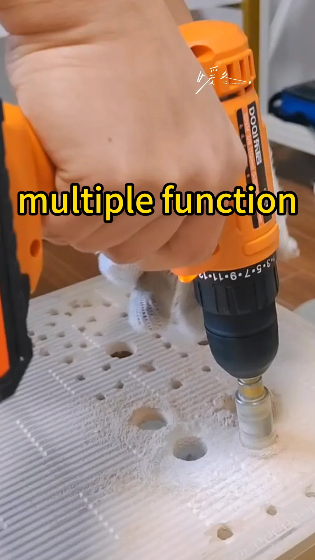 20v Electric Screwdriver Small Hand Drill With 1500mah Battery Charger ...