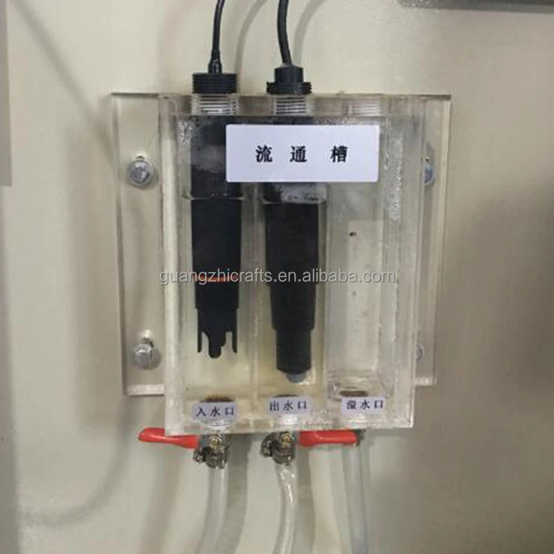 Custom Acrylic Accessories Flow Chamber for Electrode Installation