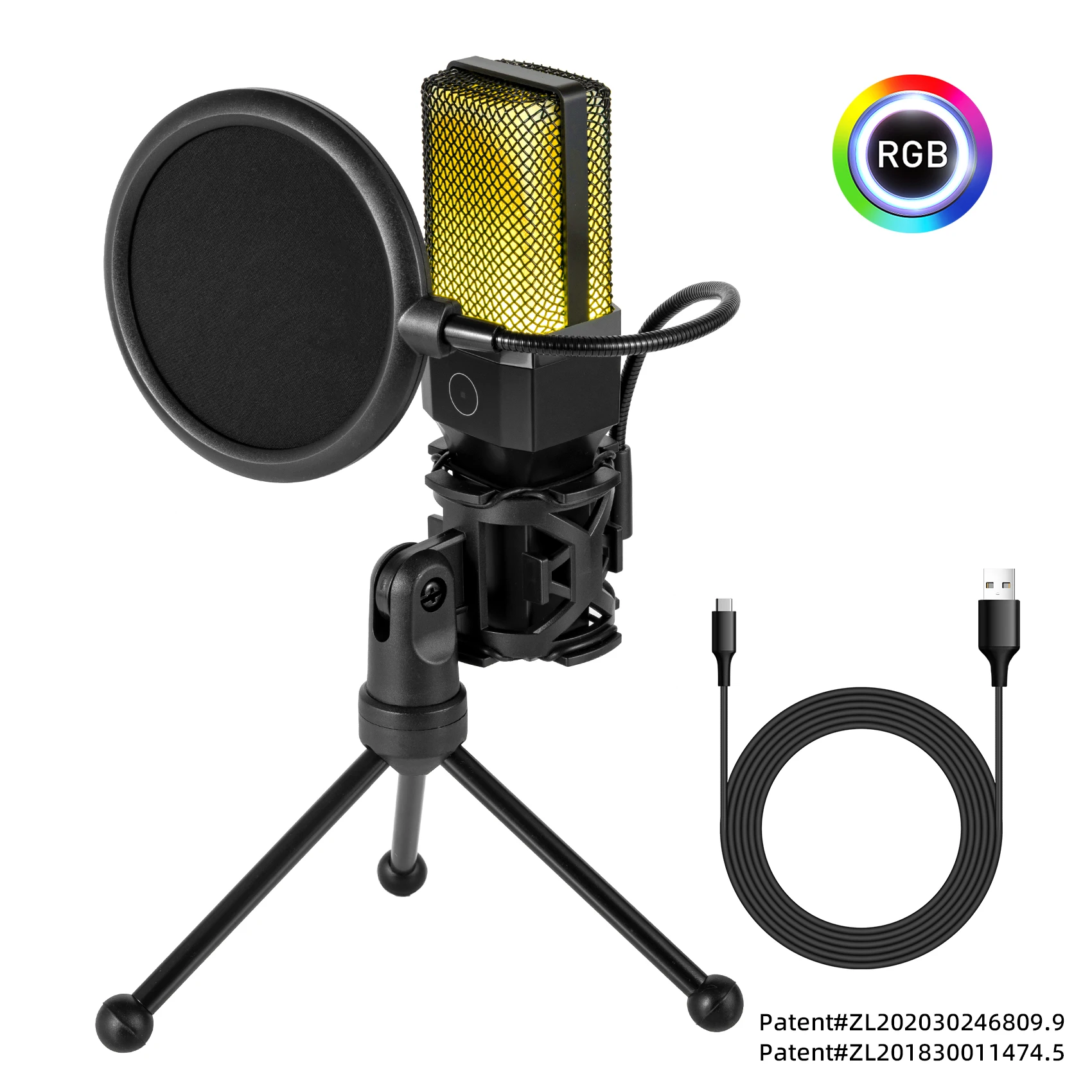 Yanmai 2024 Professional Usb Desktop Computer Microphone Tripod Audio ...