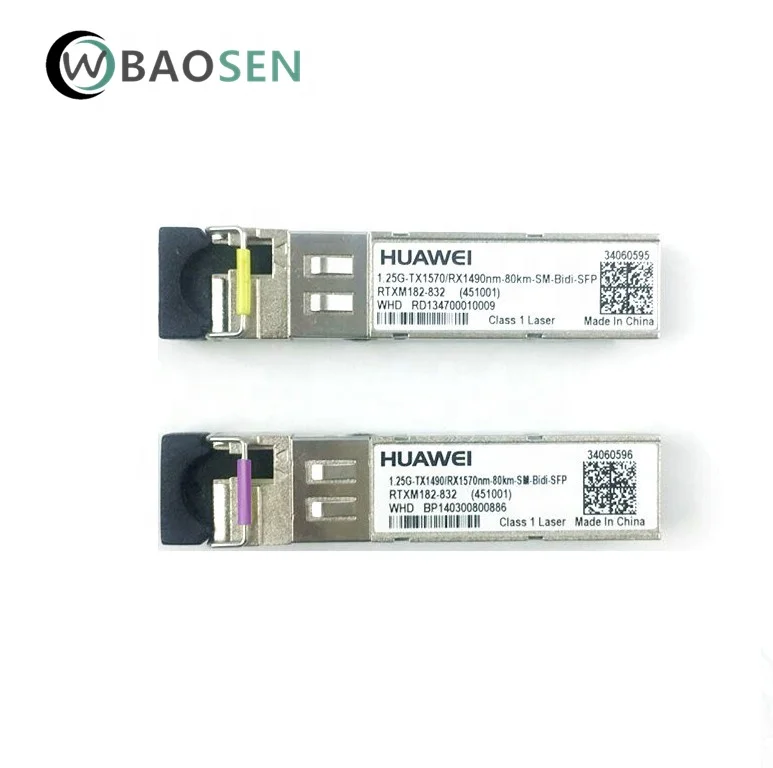 Huawei Transceiver Module 1.25g 80km Sm Bidi Two Core Sfp For Olt ...
