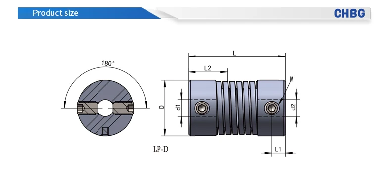 CHBG CNC Motor Rotary Encoder Drive Flexible Shaft Types