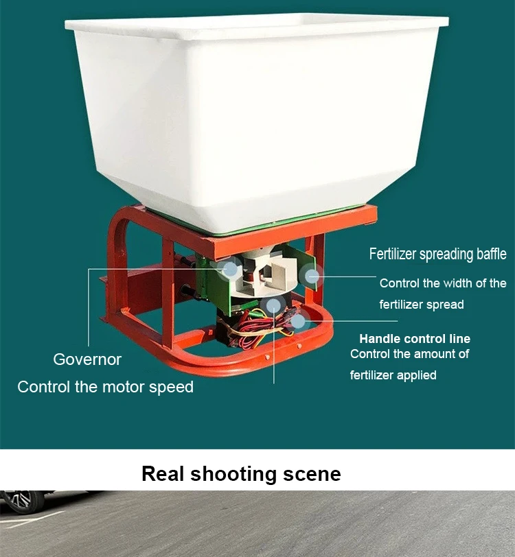 Breeding Industry Electric Motor Farm Insect Seed & Fertilizer Spreader ...