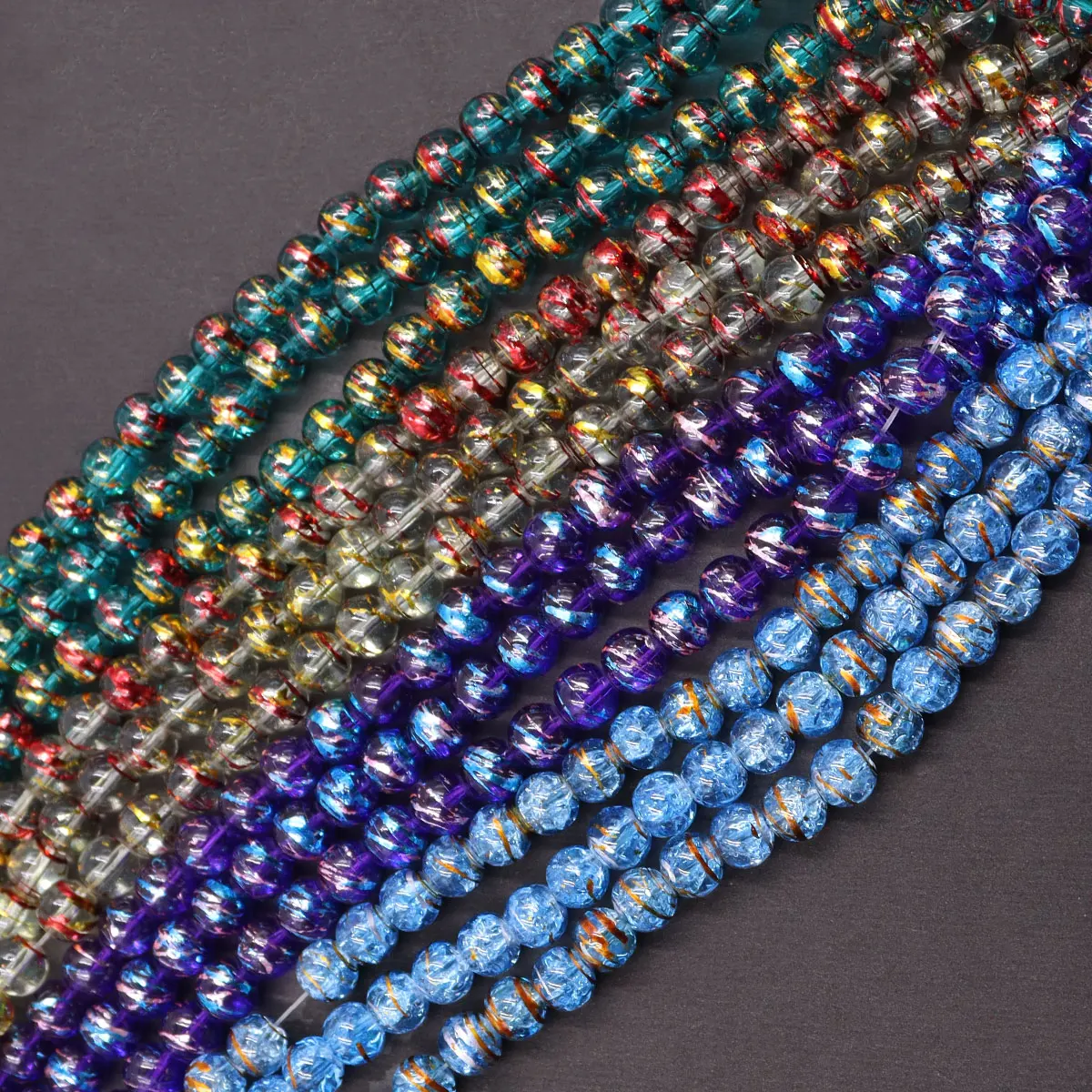 Shop Our 6mm Beads with Color Lines for Jewelry Making