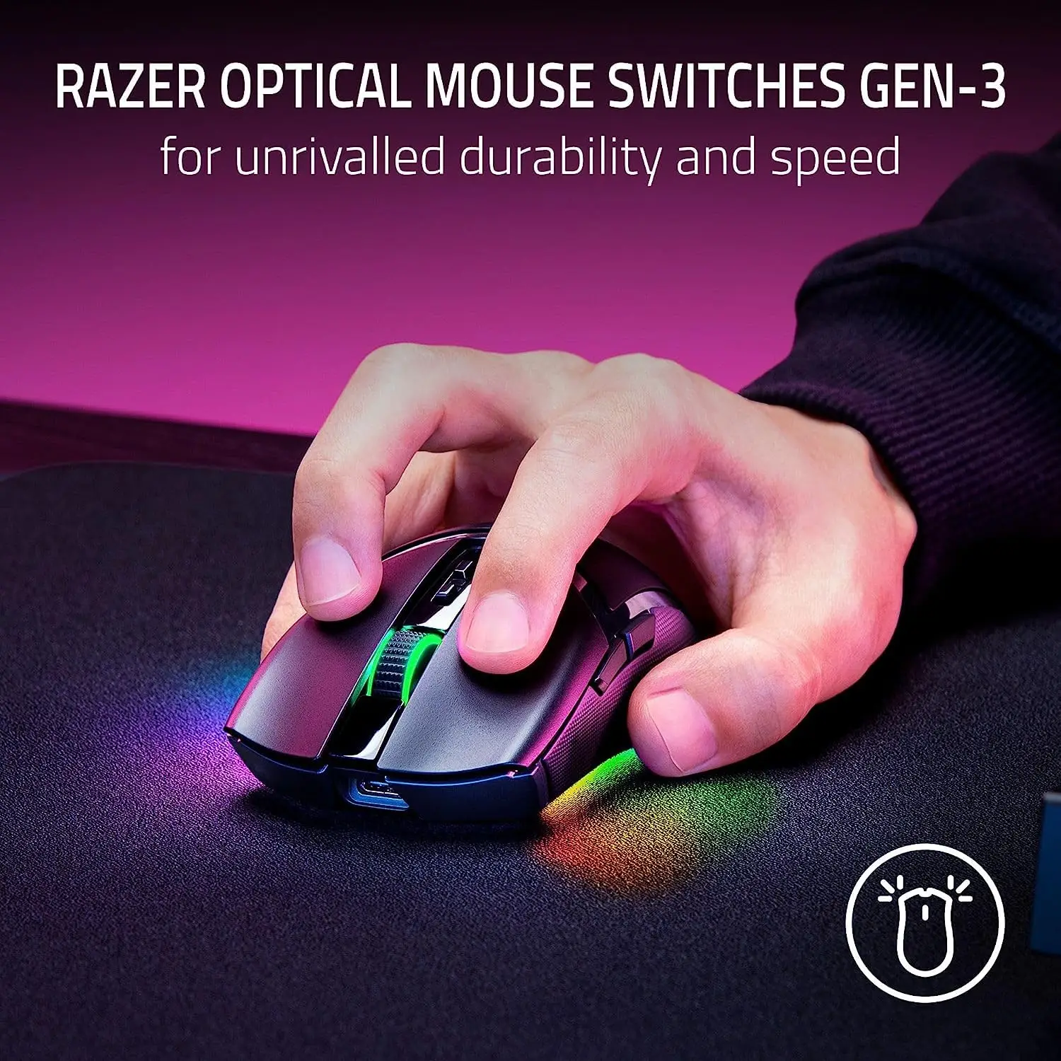 Razer Cobra Pro Wireless Gaming Mouse With 11-Zone Chroma Rgb Lighting ...