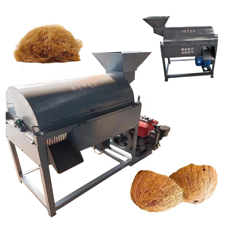 Coconut Fiber Recycling Machine Coconut Coir Fiber Carding Machine ...
