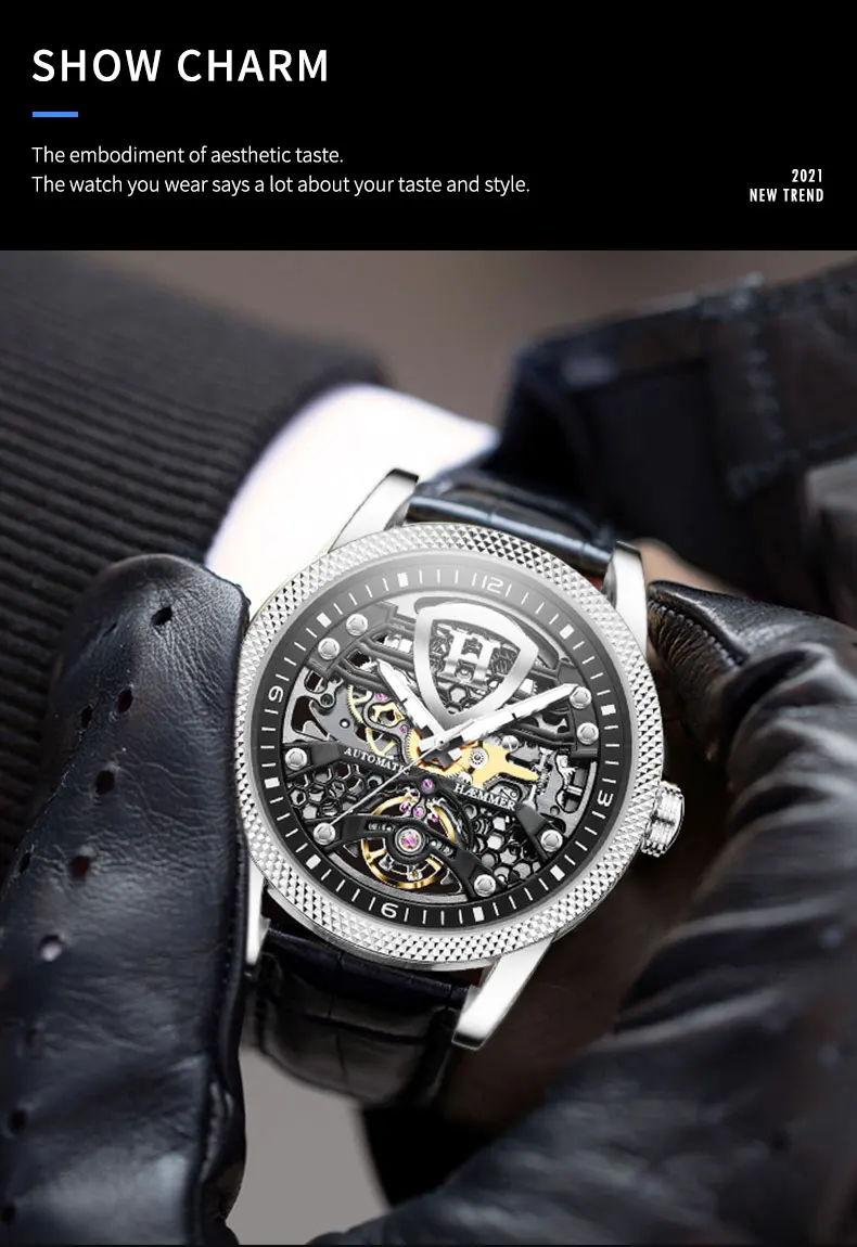 Haemmer 5018 Men's Sport Automatic Watch - Fashion & Business