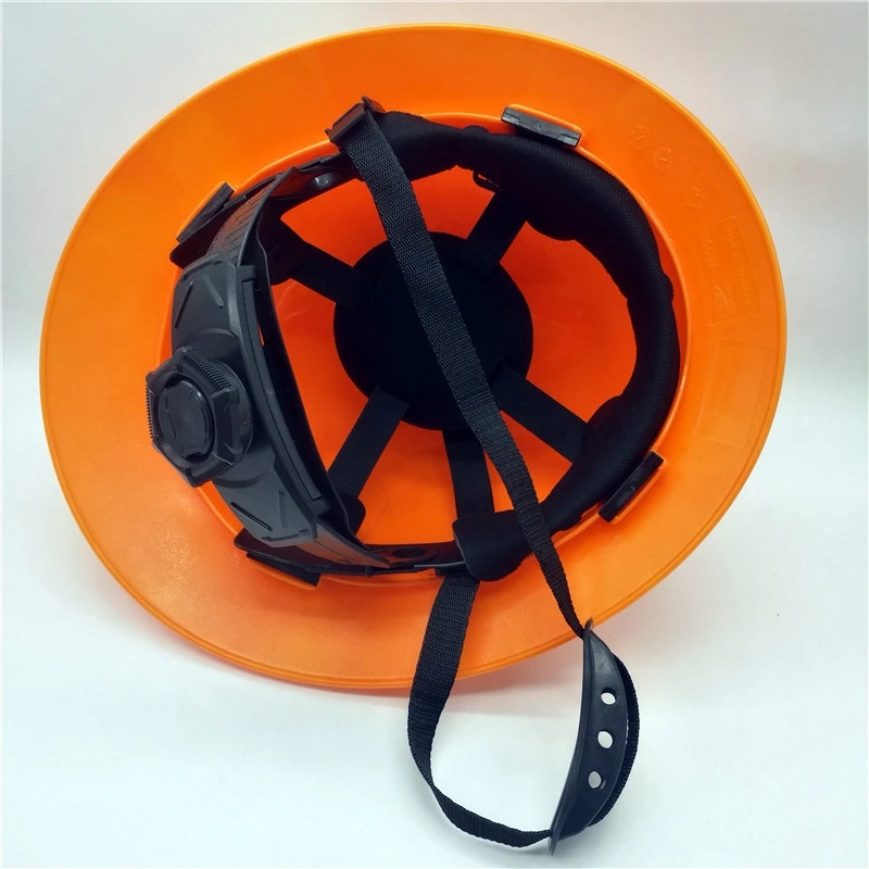 WEJUMP Class-1 ANSI Full Brim V-Shape Safety Helmet HDPE Head ...