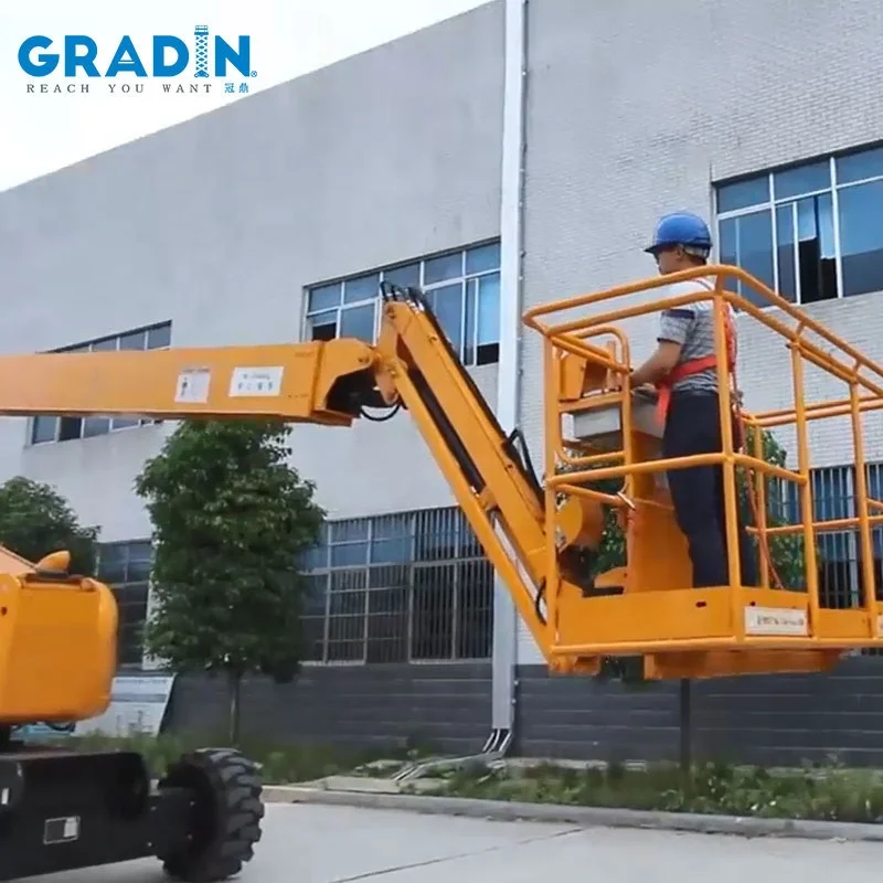 26m Meter Articulated Boom Lift Self-propelled Articulating Boom Lift ...