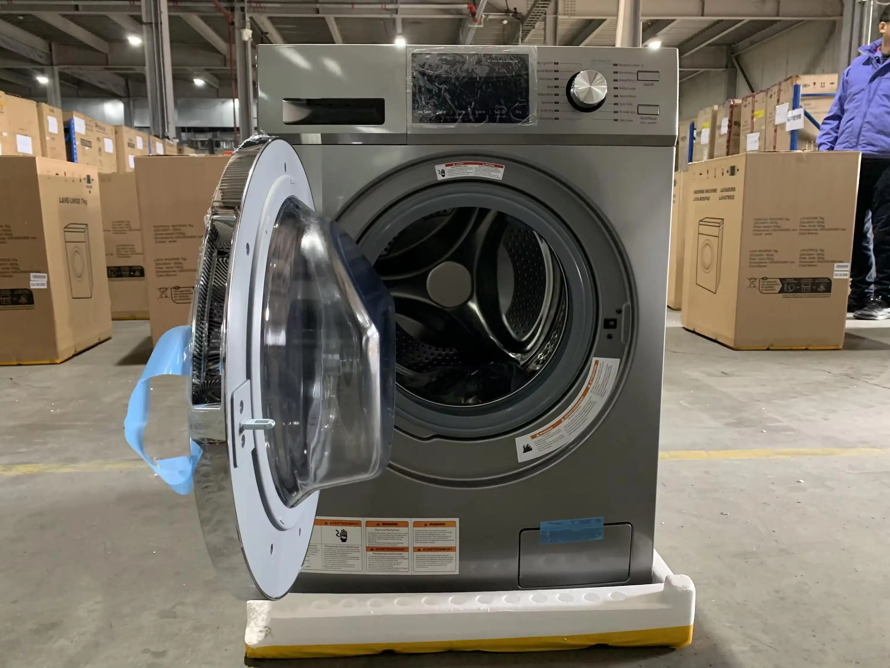 10Kg 2024 Portable Large Size Front Loading Direct Drive Washing ...