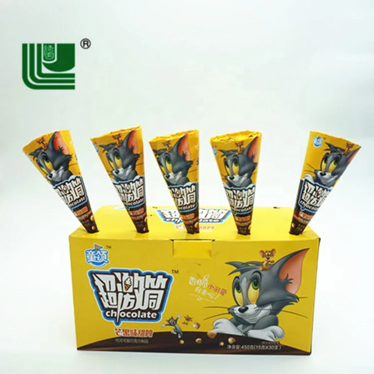 15g Ice Cream Cone Shaped Candy Chocolate Biscuit - Buy Ice Cream Candy ...