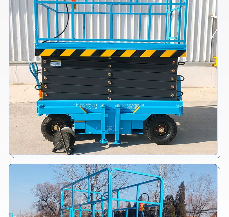 Hydraulic Scaffolding Mobile Electric Man Lift Aerial Working Platform ...
