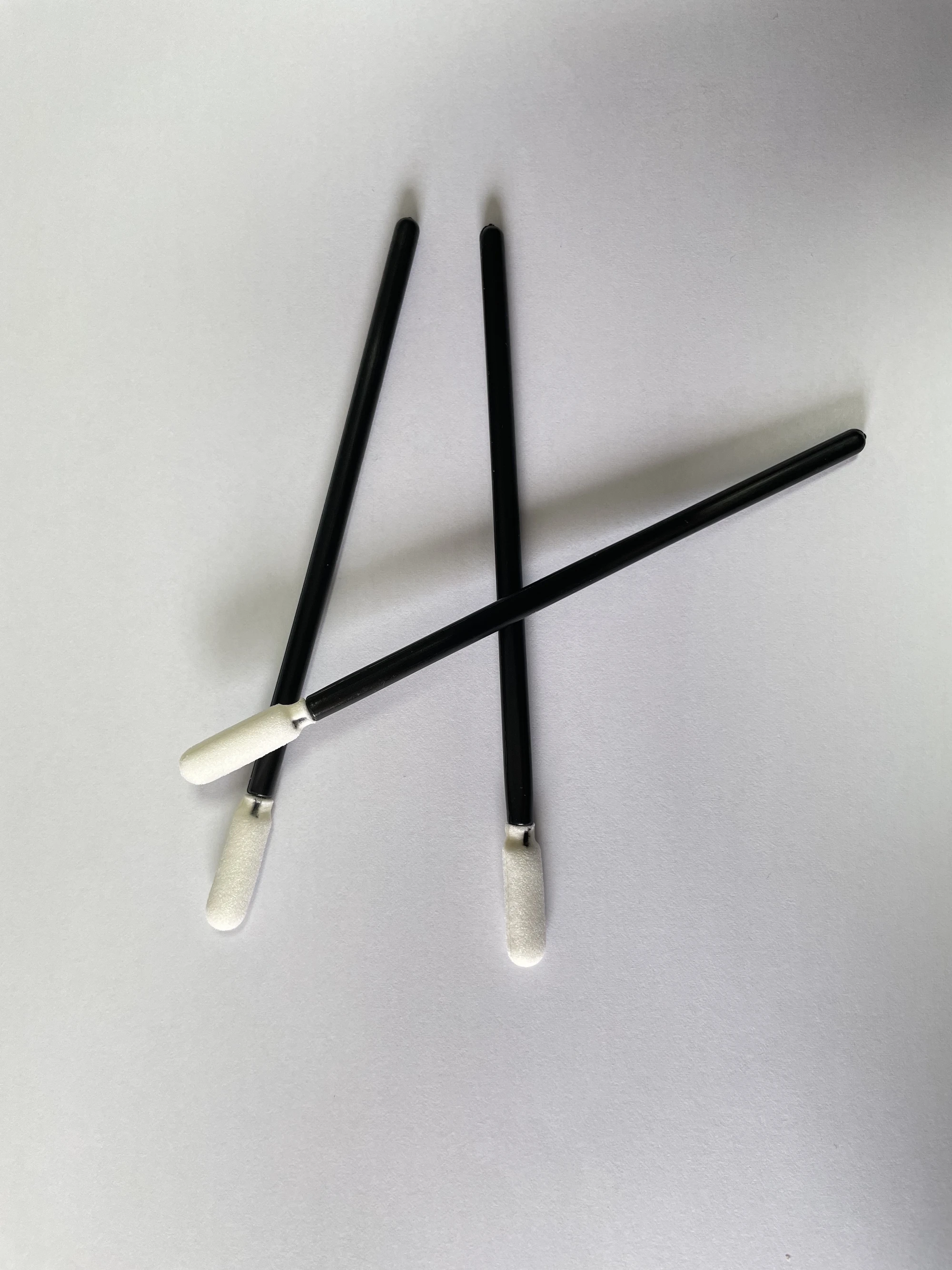 Industrial Cleanroom Black PP Handle Sponge Tipped Foam Cleaning Stick ...